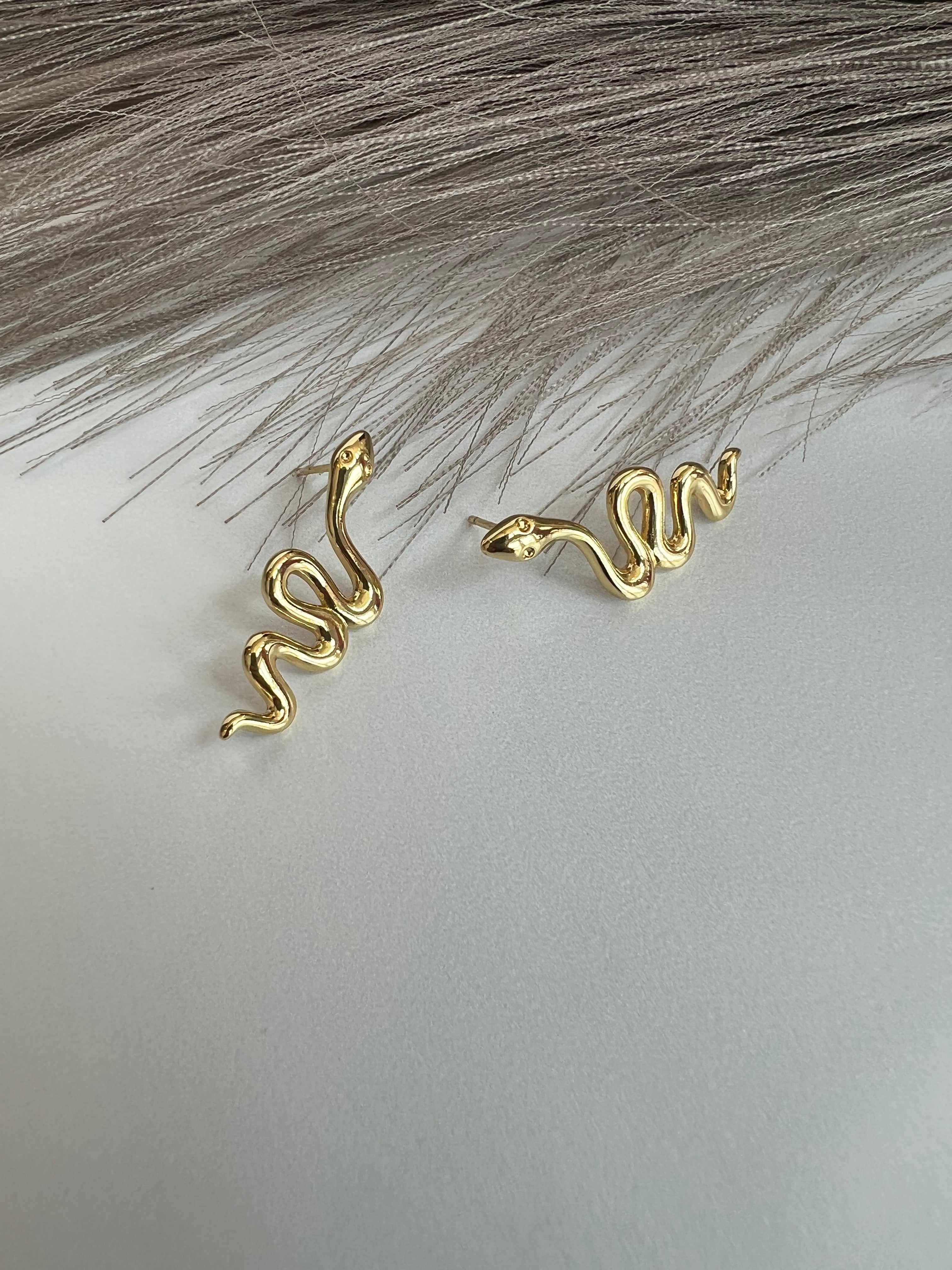 Serpent Studs | Embellish Asheville | Embellish Asheville