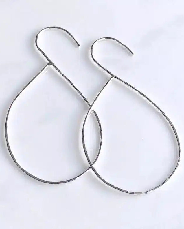 Modern S Hook Earrings | Embellish Asheville | Embellish Asheville
